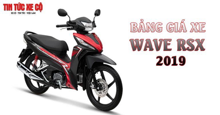 Giá xe Honda Wave RSX mới nhất hôm nay 20/08/2025